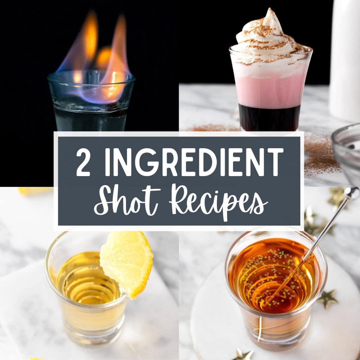 The Best 2 Ingredient Shots - The Littlest Crumb