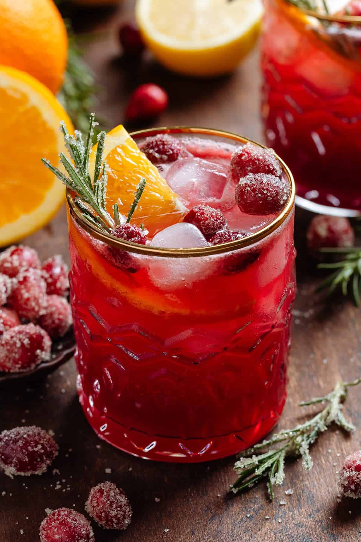 Mocktails With Cranberry Juice - The Littlest Crumb
