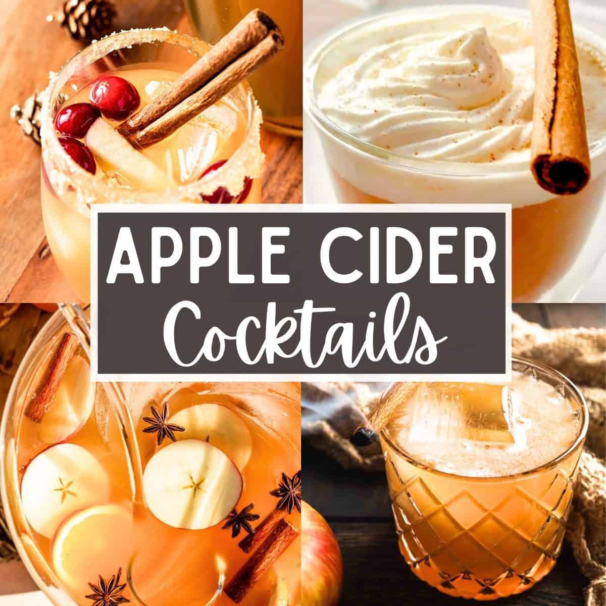 Apple Cider Cocktails - The Littlest Crumb