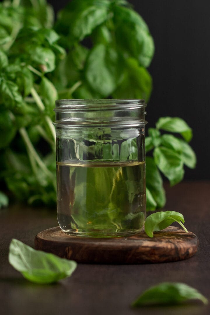 Basil Simple Syrup - The Littlest Crumb