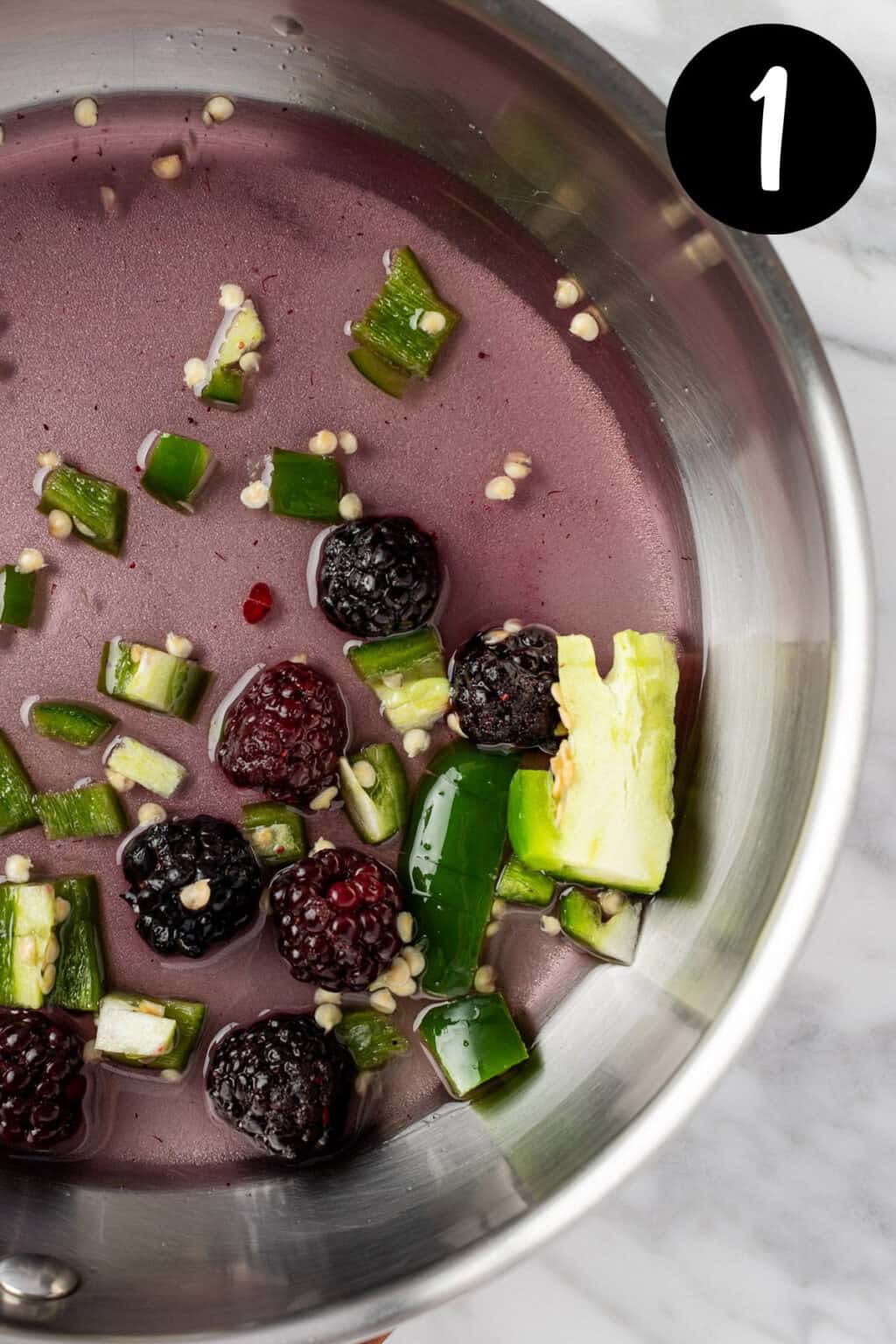 Blackberry Jalapeño Margarita - The Littlest Crumb