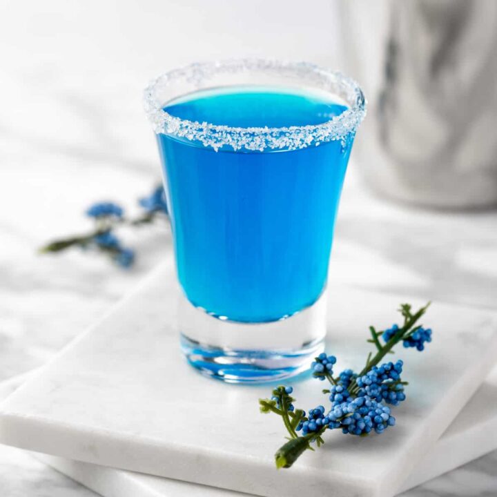 Blue Gatorade Shot - The Littlest Crumb
