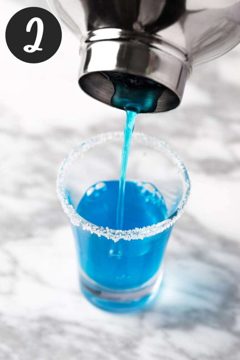 Blue Gatorade Shot - The Littlest Crumb