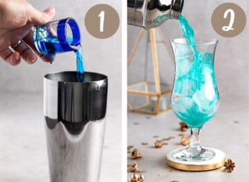 Blue Hurricane Drink - The Littlest Crumb