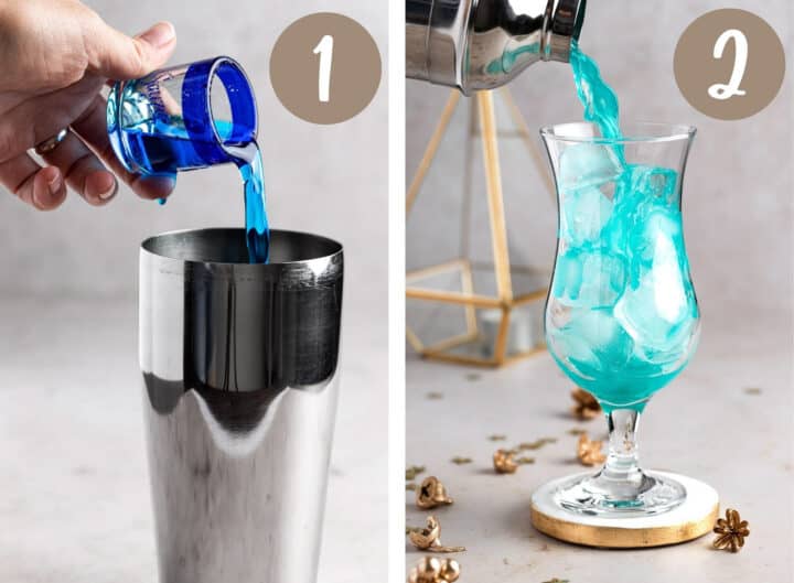 Blue Hurricane Drink - The Littlest Crumb