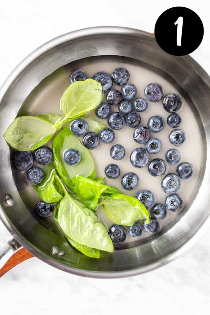 Blueberry Basil Margarita - The Littlest Crumb