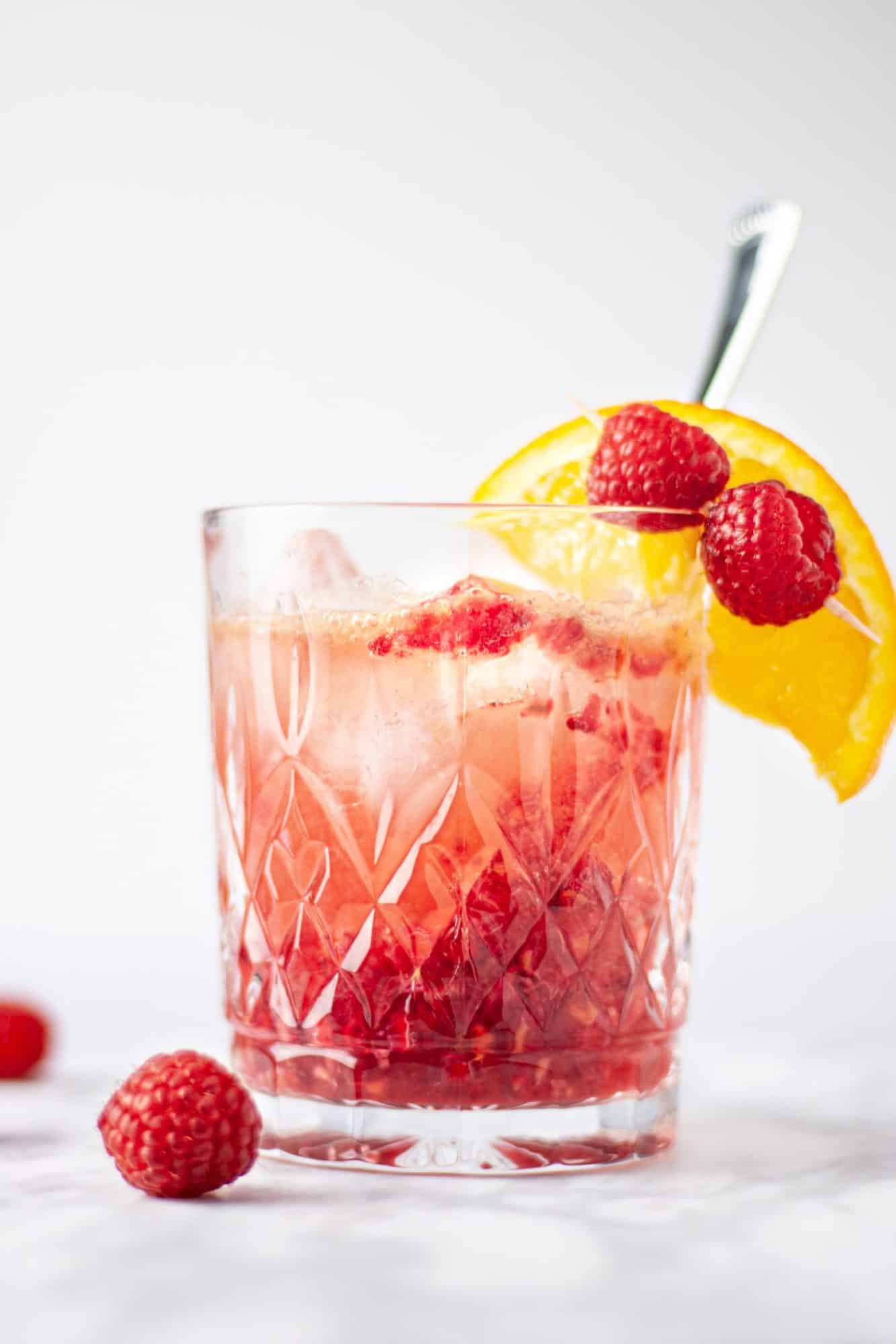 Bourbon Raspberry Cocktail - The Littlest Crumb