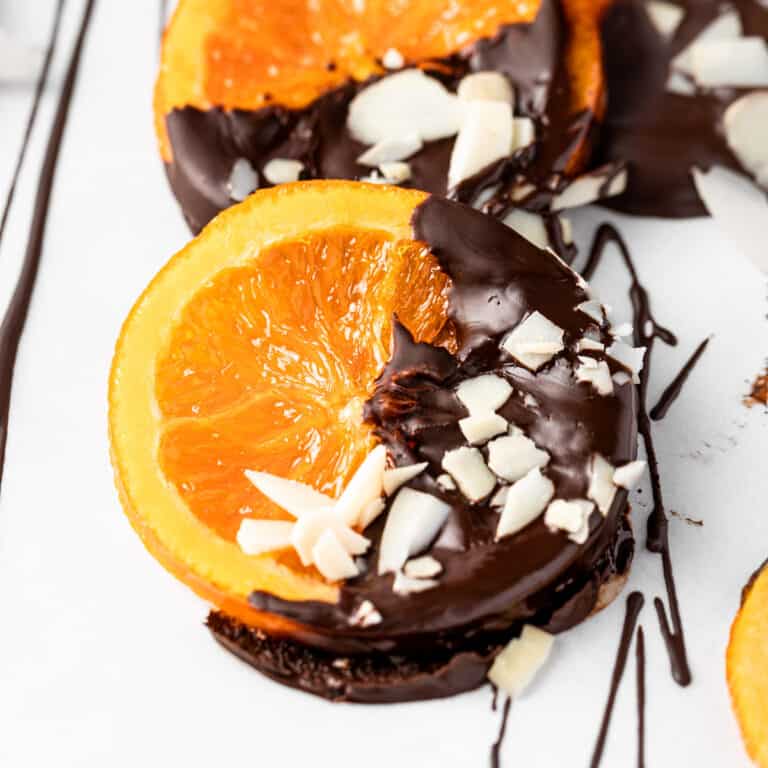 Chocolate Orange Slices - The Littlest Crumb