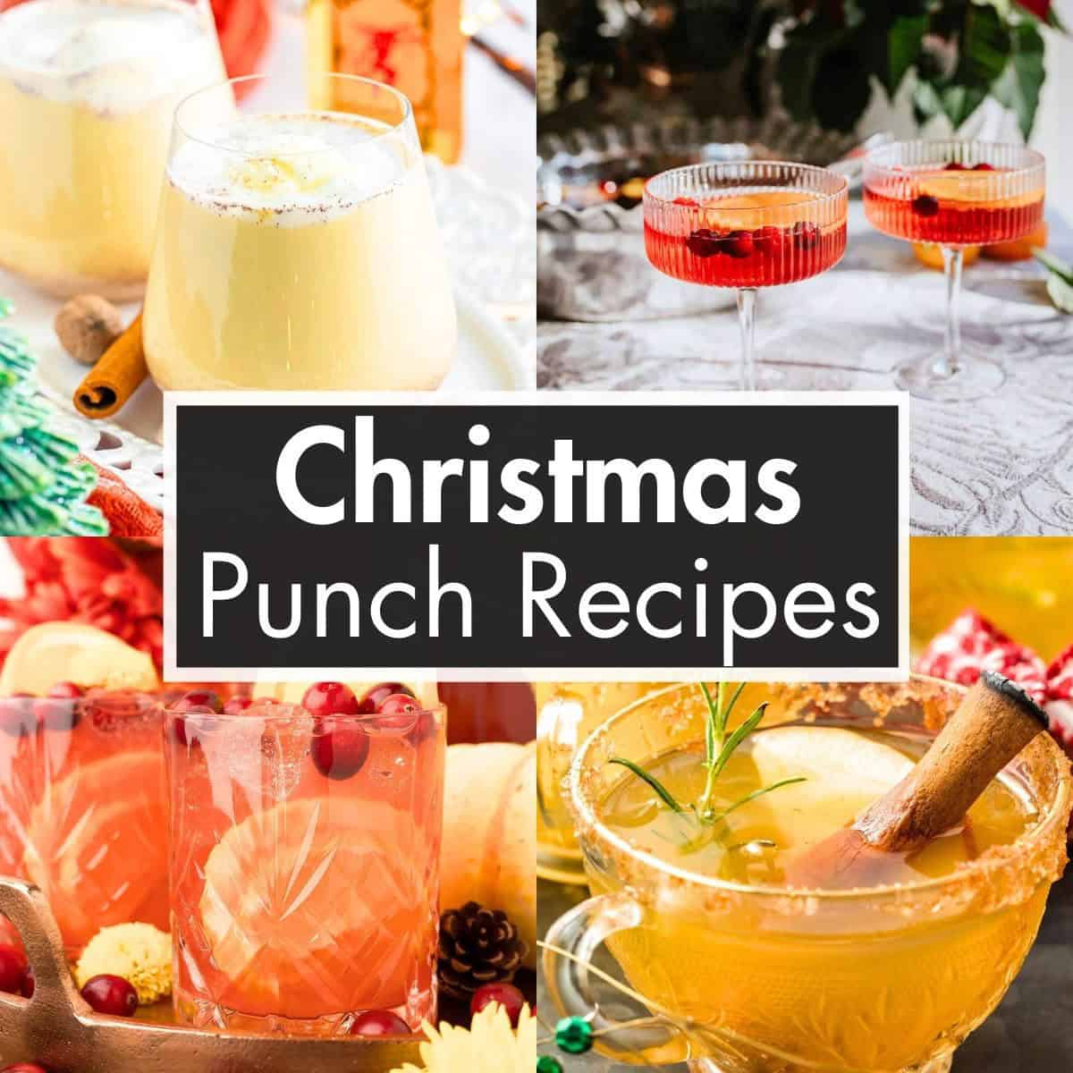 Christmas Punch Recipes - The Littlest Crumb