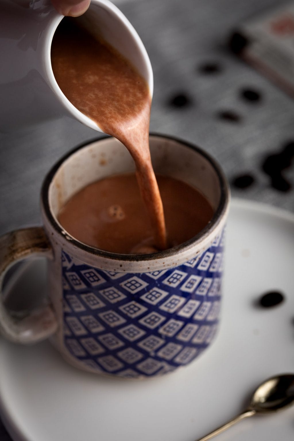 Coffee Hot Chocolate (Homemade Caffeinated Hot Chocolate)