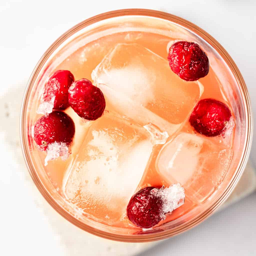 Cranberry Rum Cocktail - The Littlest Crumb