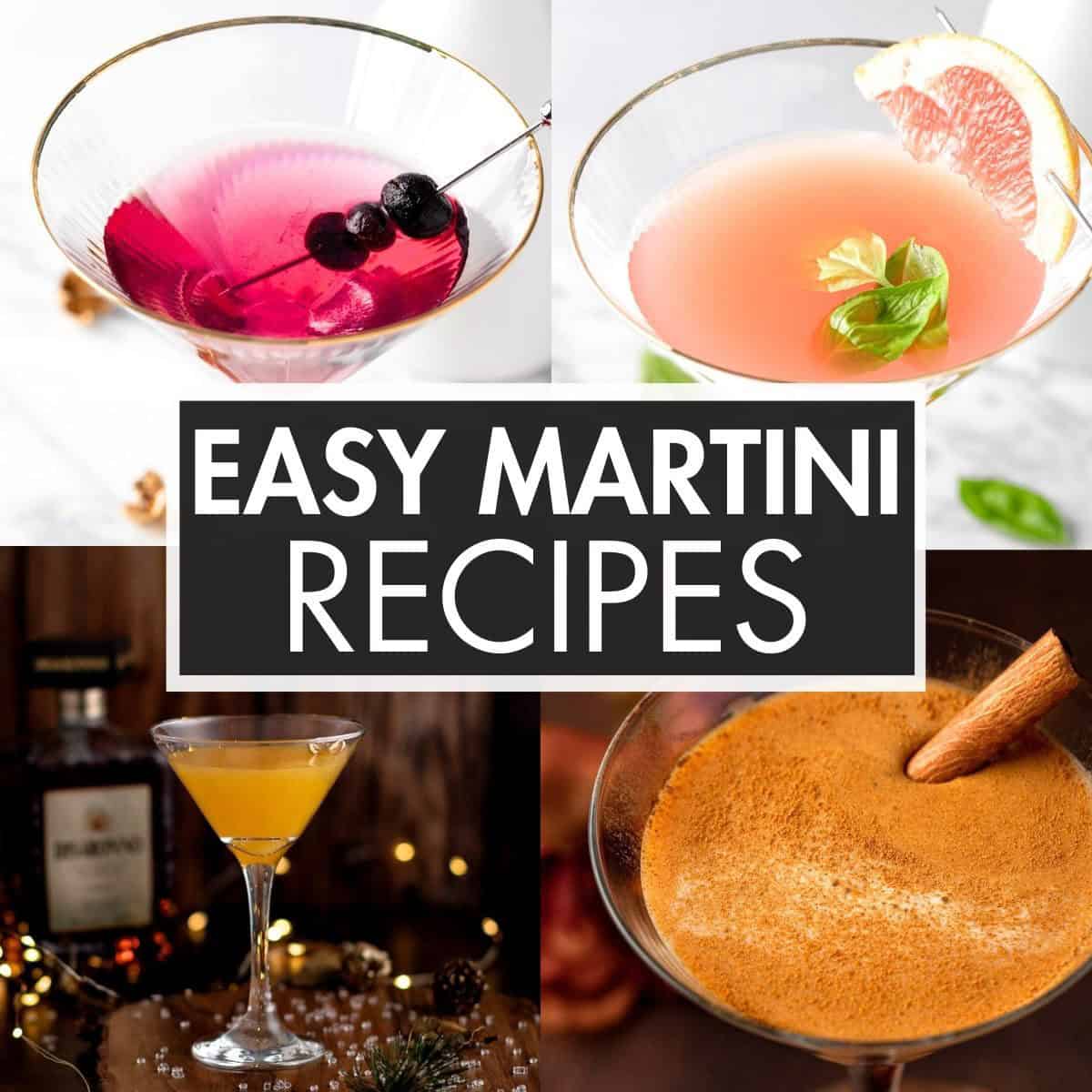 Easy Martini Recipes - The Littlest Crumb