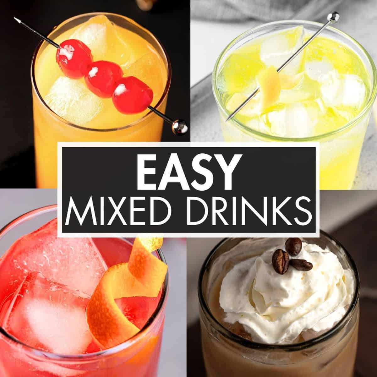 Easy Mixed Drink Recipes - The Littlest Crumb