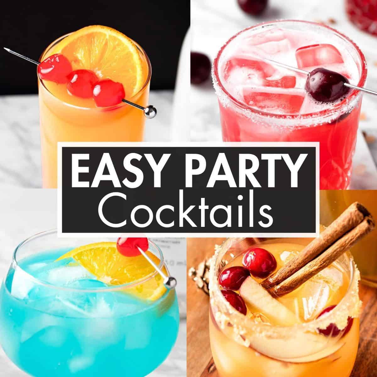 Easy Party Cocktails - The Littlest Crumb