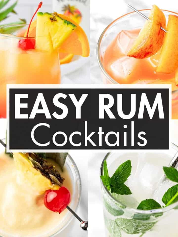 Fall Rum Cocktails - The Littlest Crumb