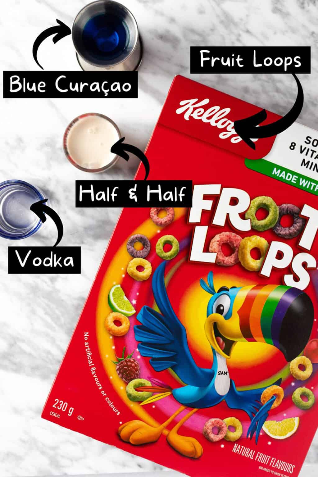 Fruit Loop Shot - The Littlest Crumb