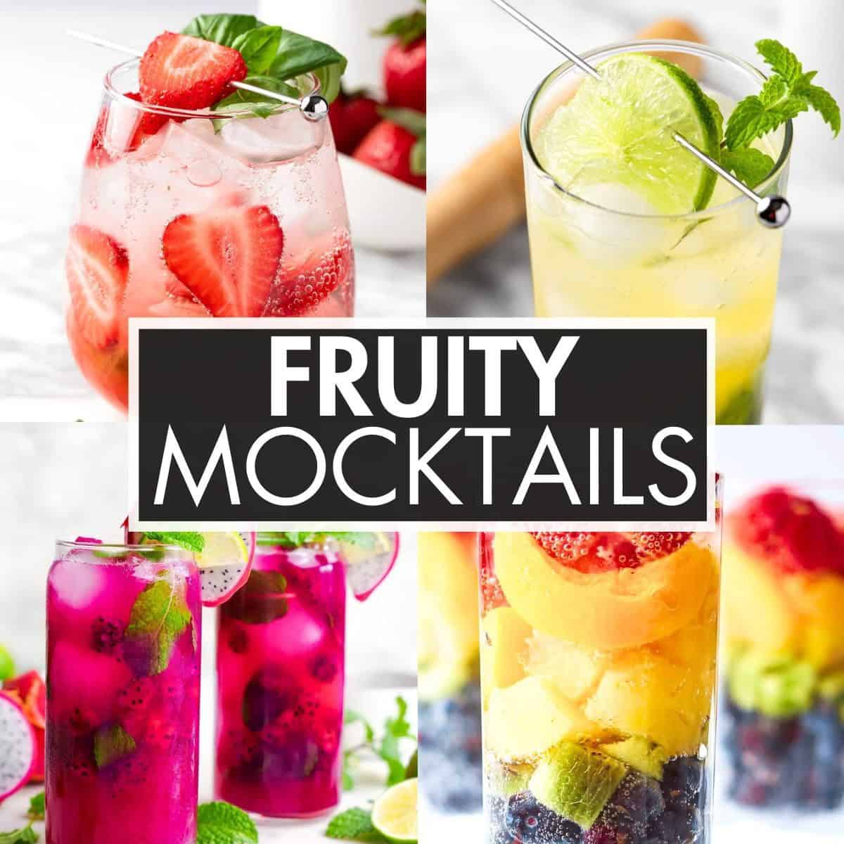 Fruity Mocktails - The Littlest Crumb