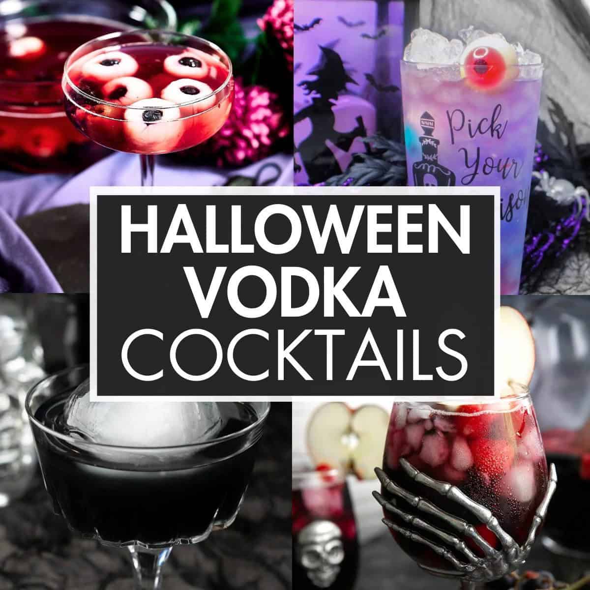 Halloween Vodka Cocktails - The Littlest Crumb