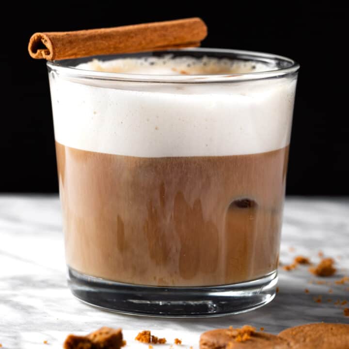 Iced Gingerbread Latte - The Littlest Crumb