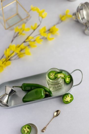 Jalapeño Simple Syrup - The Littlest Crumb