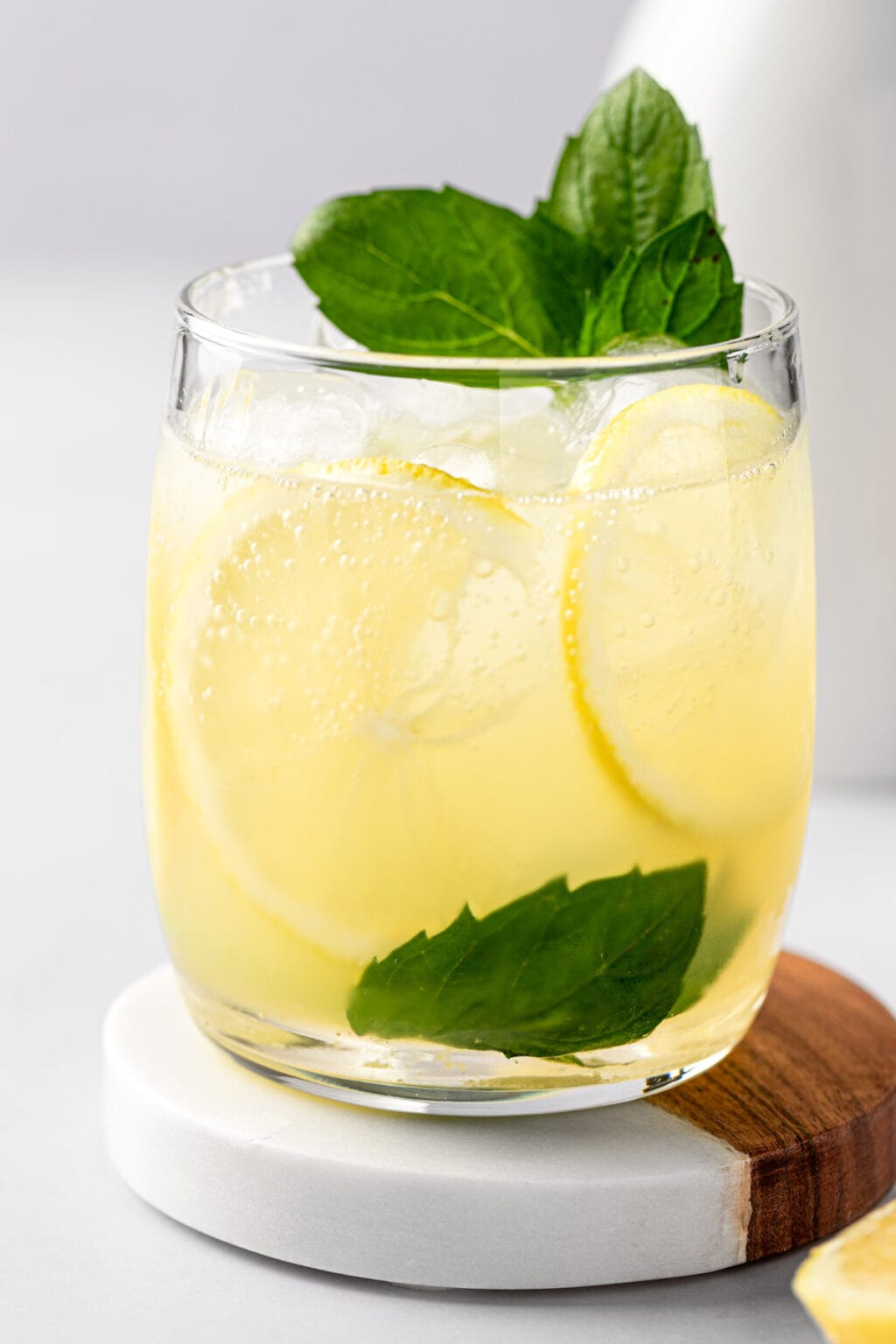 Lemon Mint Mocktail - The Littlest Crumb