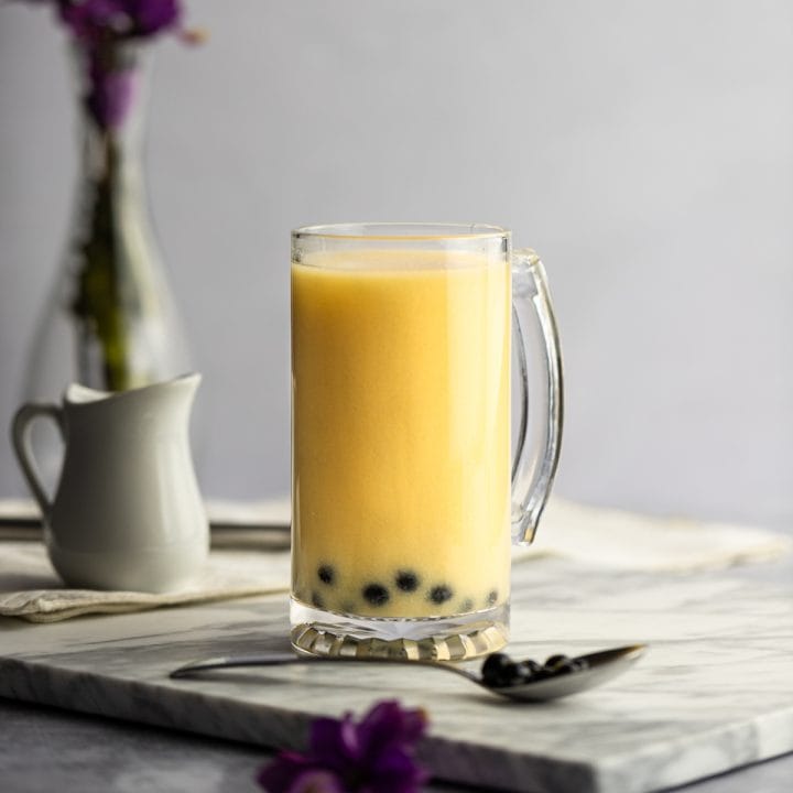 Mango Milk Boba Tea - The Littlest Crumb