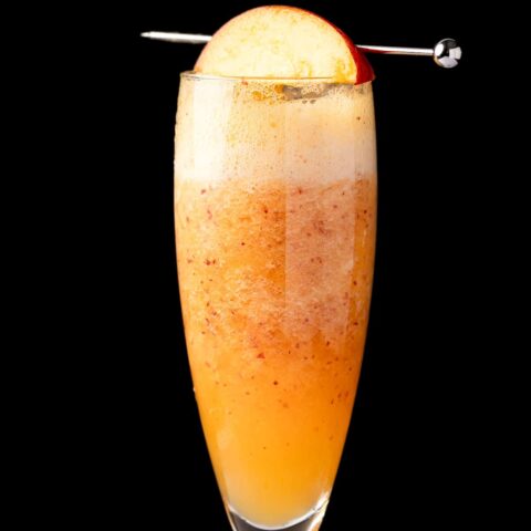 Non Alcoholic Peach Bellini - The Littlest Crumb