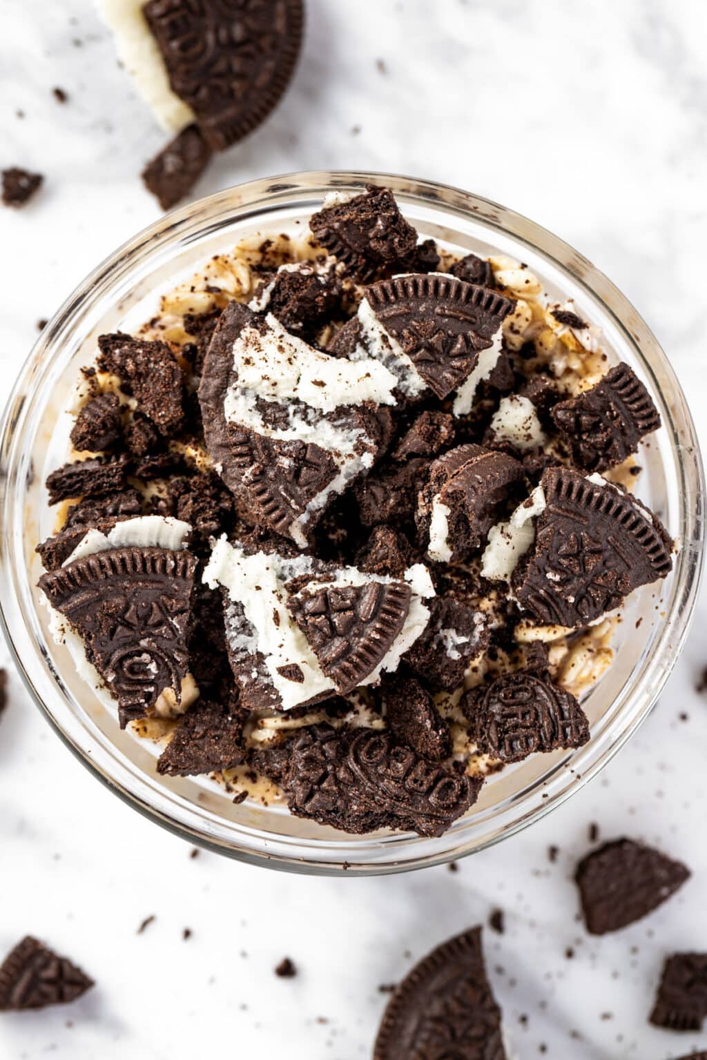 Oreo Overnight Oats - The Littlest Crumb