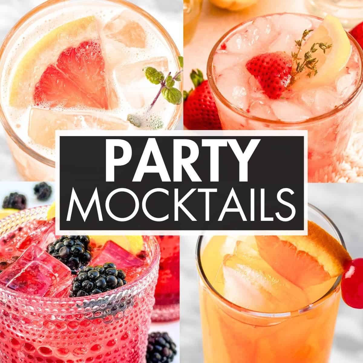 Party Mocktails - The Littlest Crumb