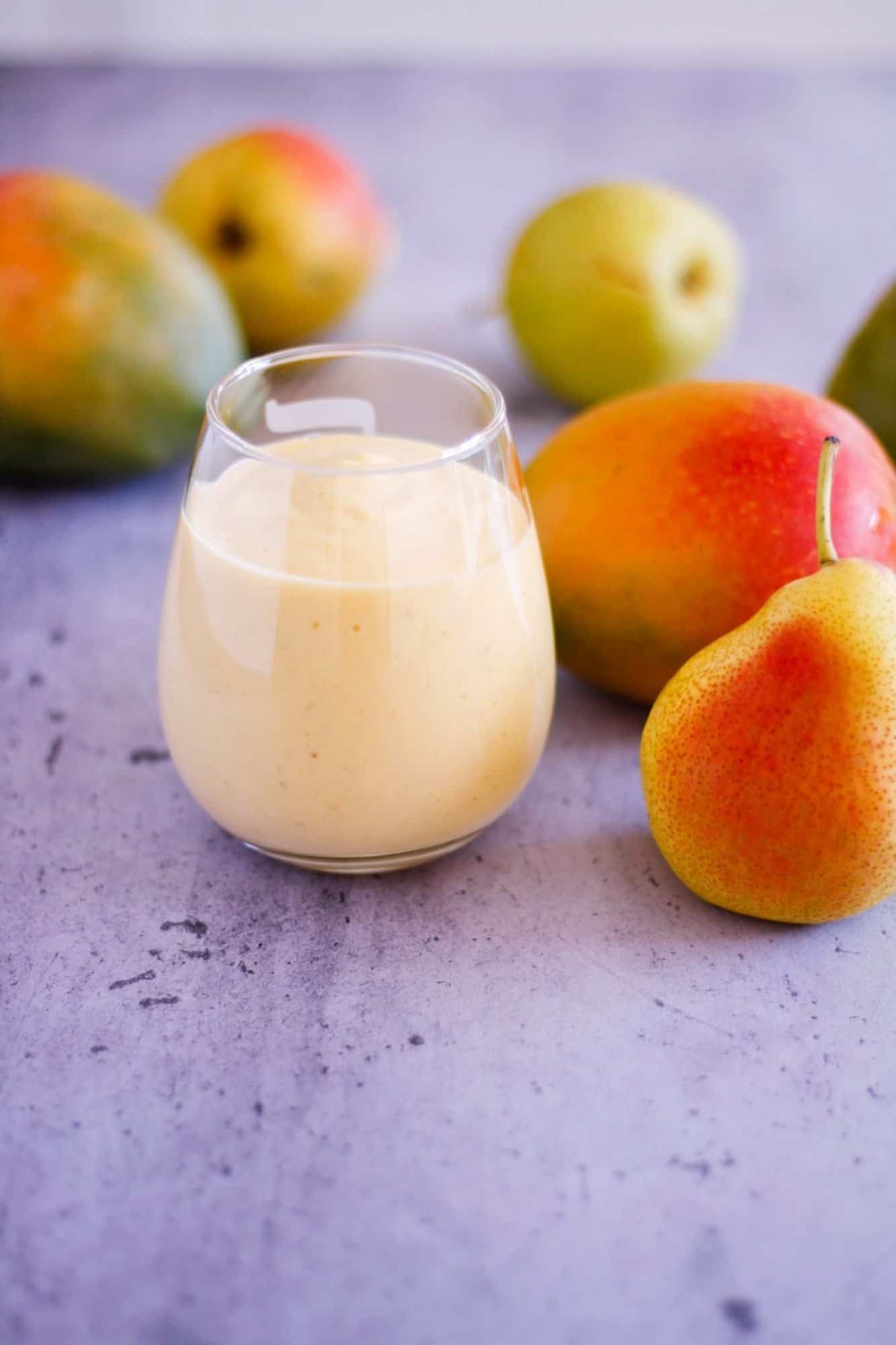 Pear Mango Smoothie - The Littlest Crumb