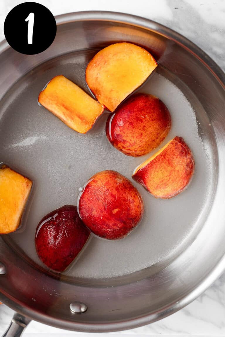 Peach Margarita On The Rocks - The Littlest Crumb
