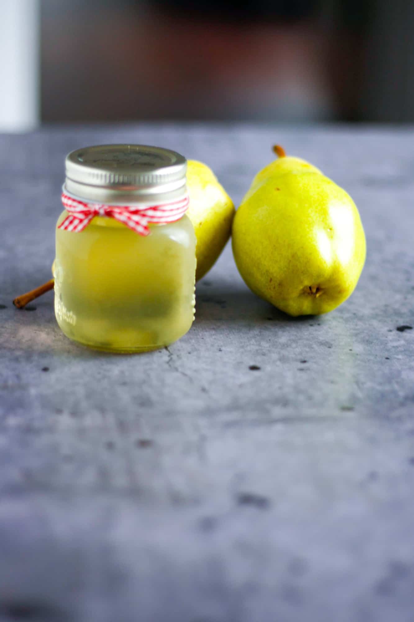 Pear Simple Syrup - The Littlest Crumb