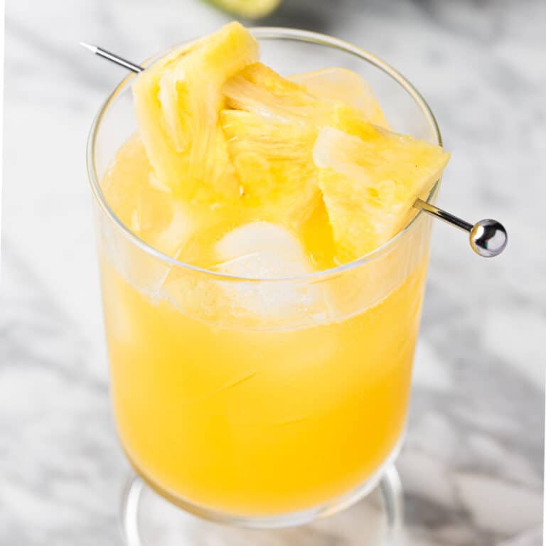 Pineapple Gin Cocktail - The Littlest Crumb