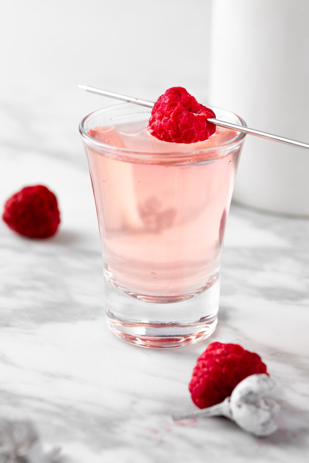 Raspberry Lemon Drop Shot - The Littlest Crumb
