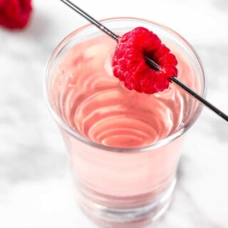 Raspberry Lemon Drop Shot - The Littlest Crumb