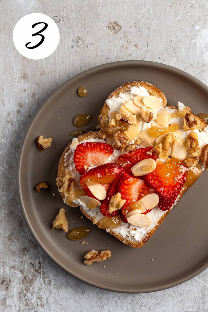 Ricotta Honey Toast - The Littlest Crumb