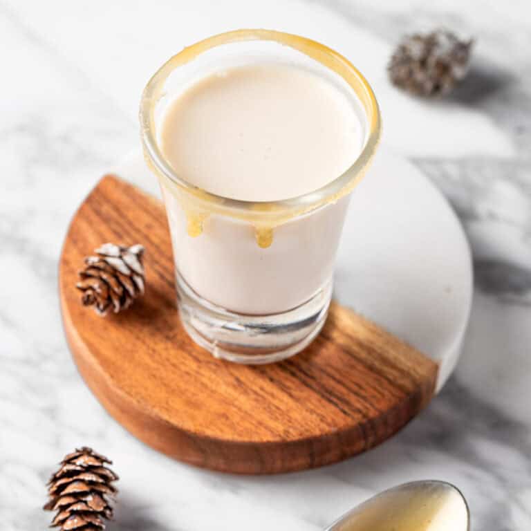 Salted Nut Roll Shot - The Littlest Crumb