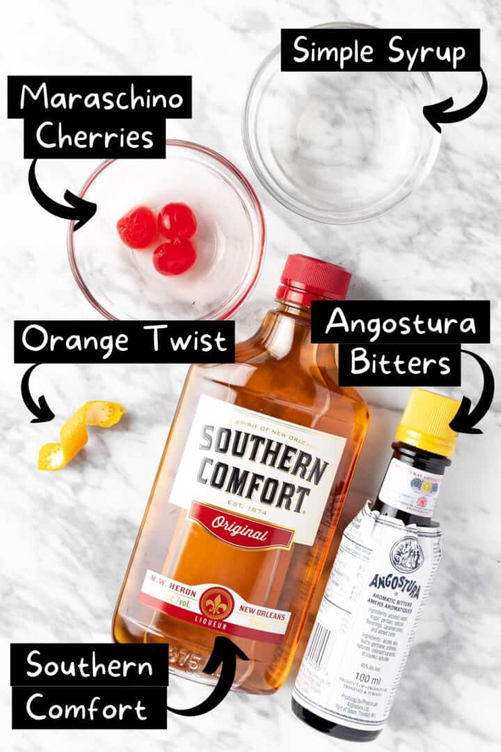 Southern Comfort Old Fashioned - The Littlest Crumb