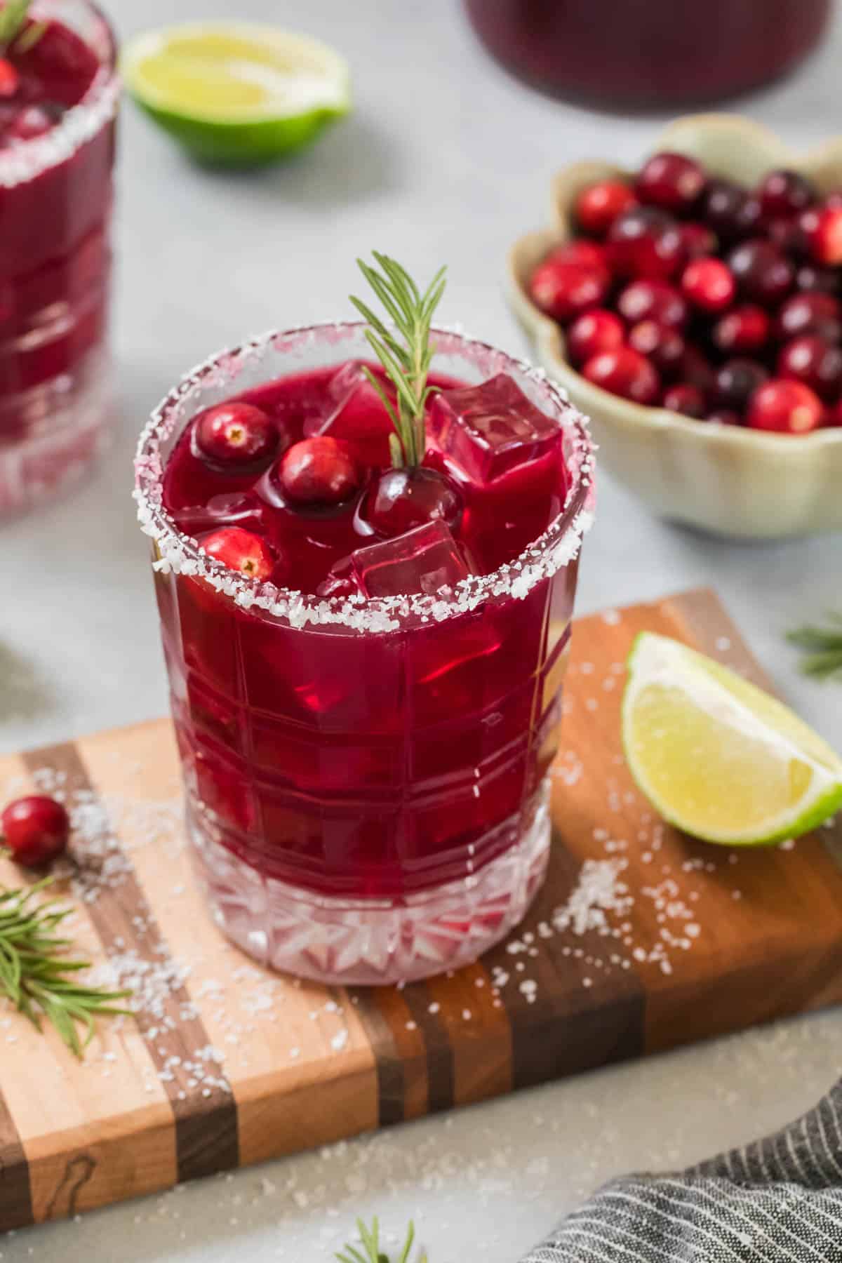 Mocktails With Cranberry Juice - The Littlest Crumb