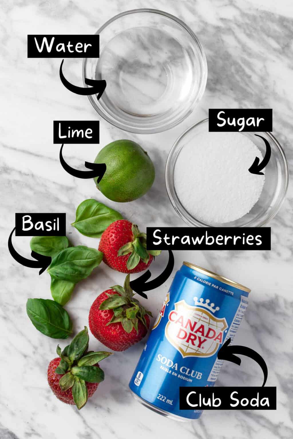 Strawberry Basil Mocktail - The Littlest Crumb