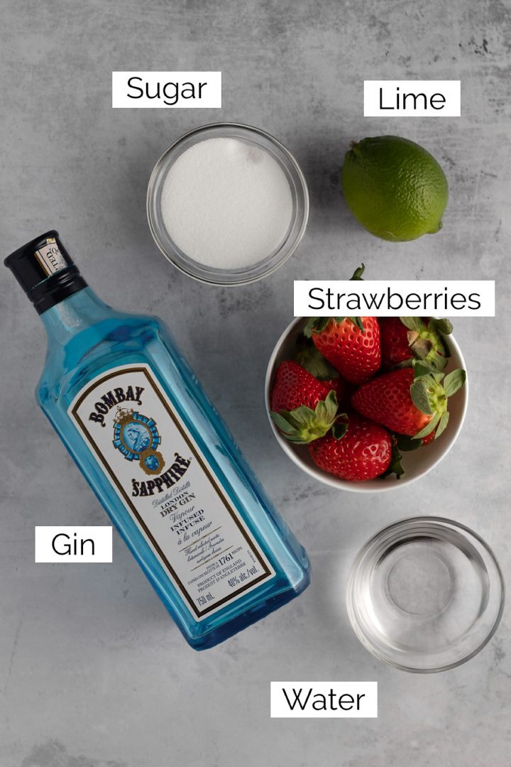 Strawberry Gimlet - The Littlest Crumb