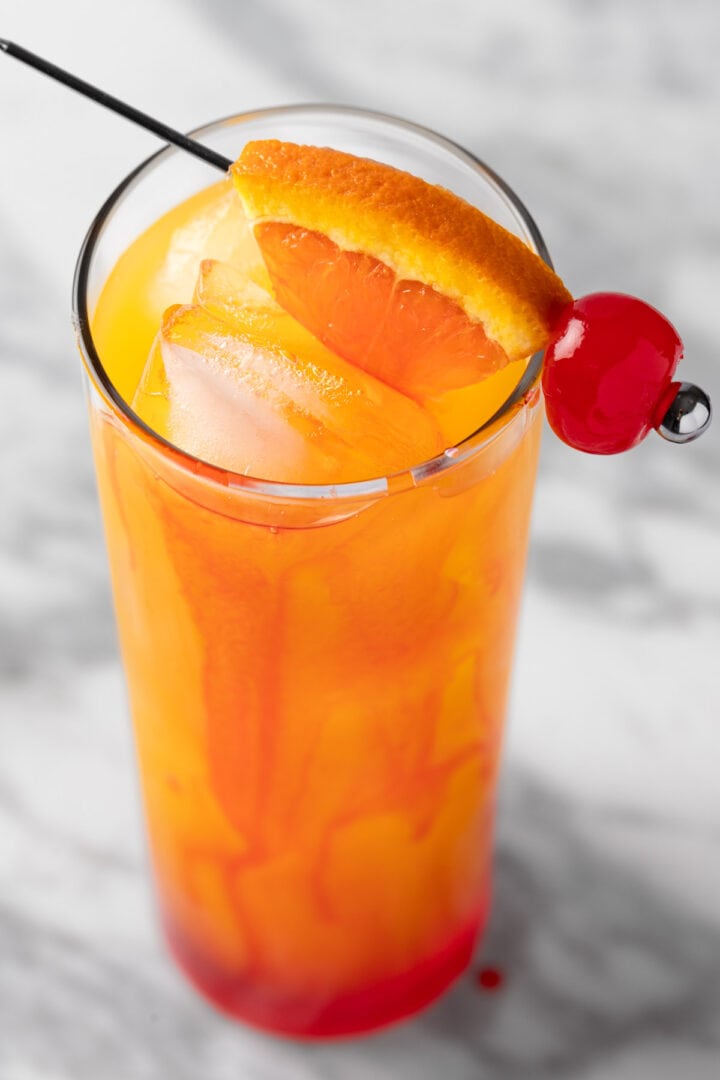 Sunrise Mocktail - The Littlest Crumb