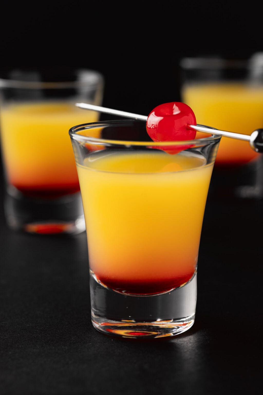 Tequila Sunrise Shots - The Littlest Crumb