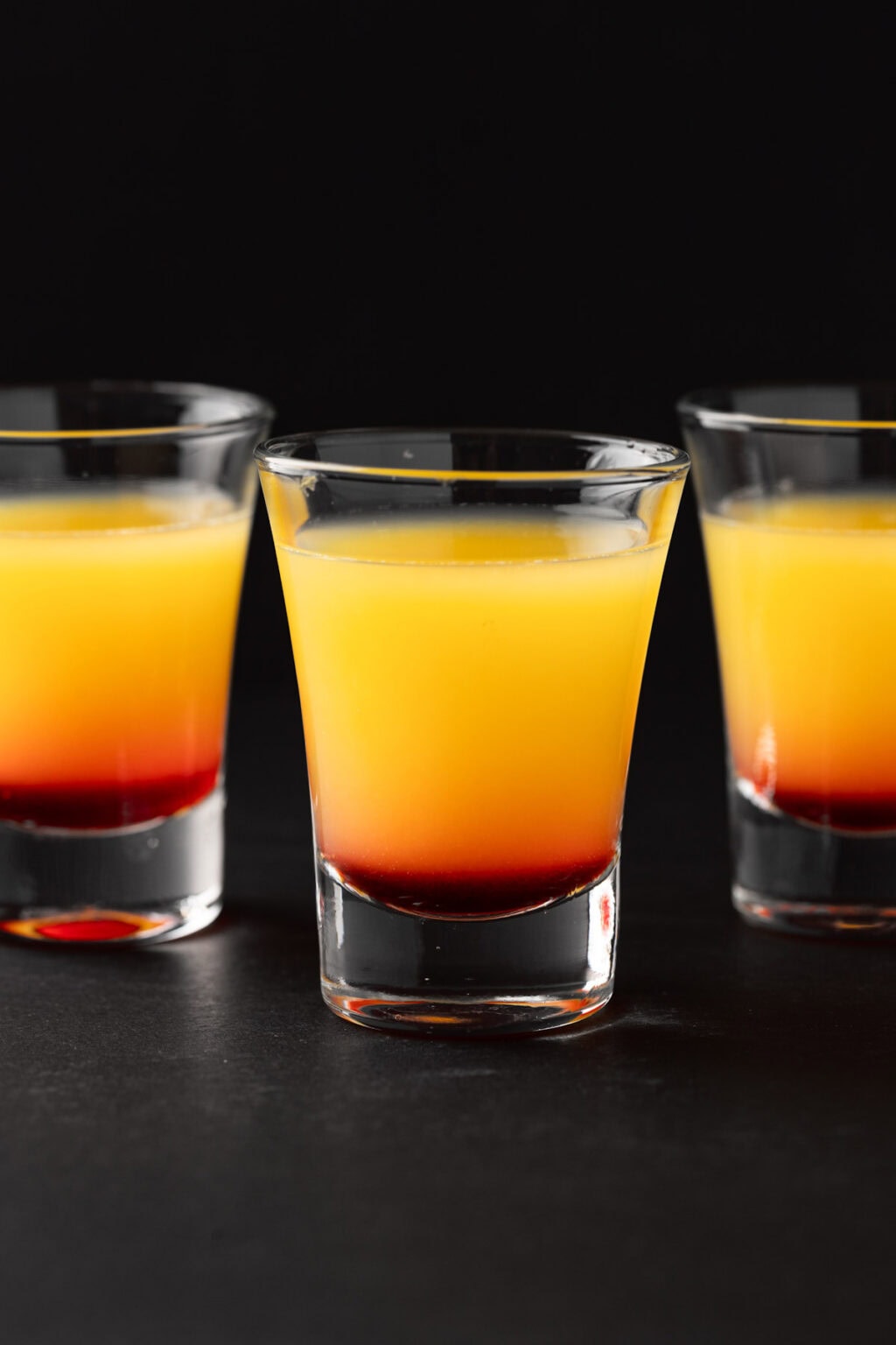Tequila Sunrise Shots - The Littlest Crumb