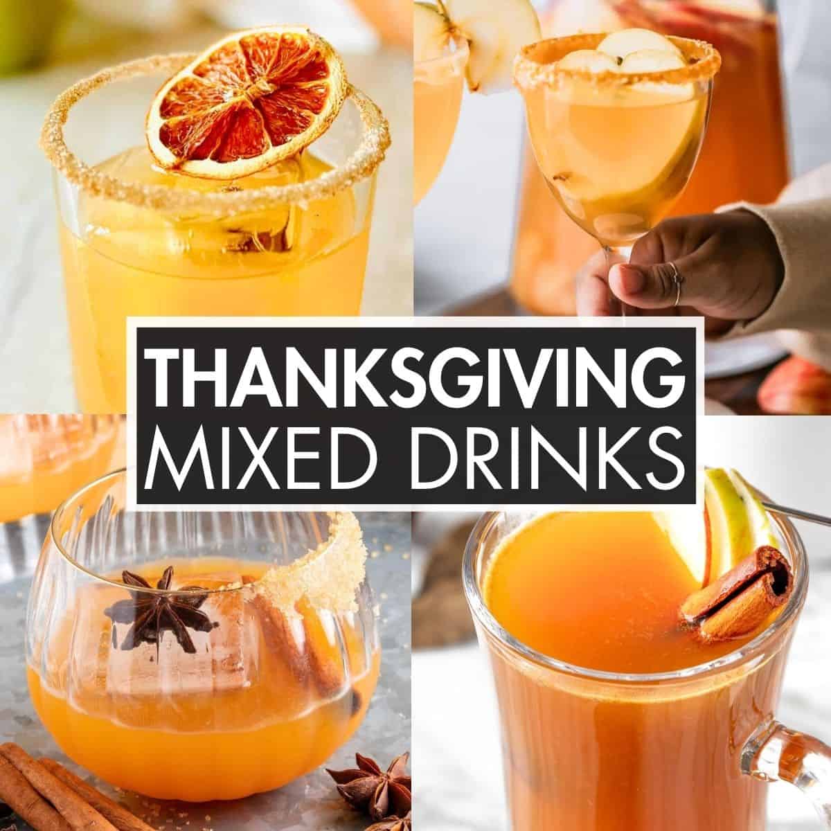 Thanksgiving Day Mixed Drinks - The Littlest Crumb