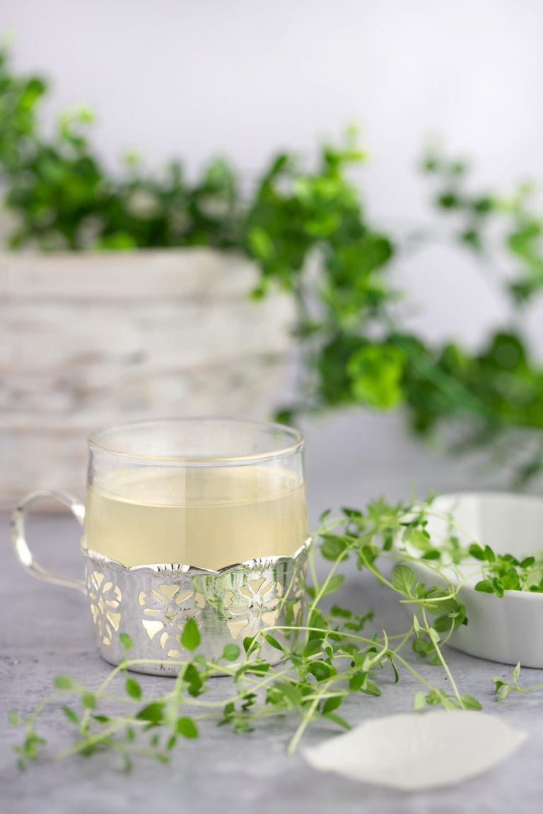 Thyme Simple Syrup - The Littlest Crumb